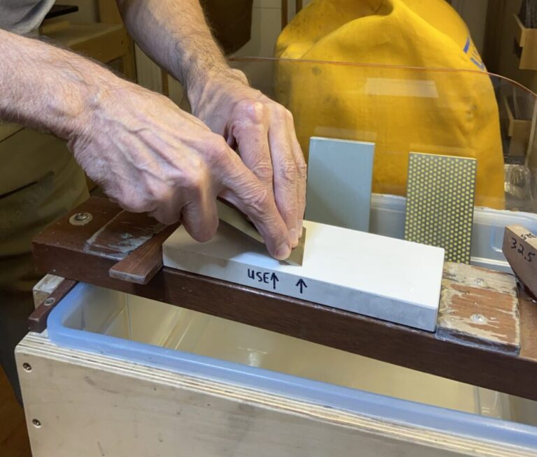 Heartwood » Blog Archive » Holding the angle for hand sharpening